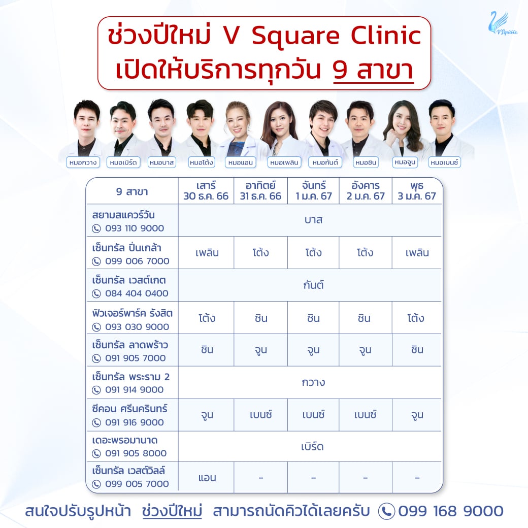 Pro โบเทอร่า | V Square Clinic คลินิกปรับรูปหน้ายอดนิยม